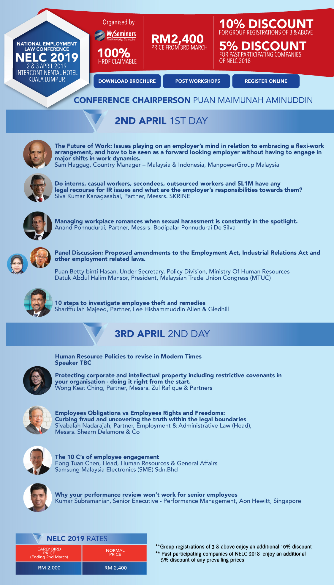 MySeminars – National Employment Law Conference 2018